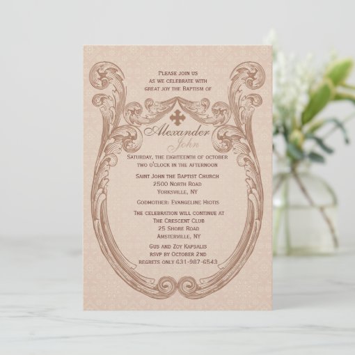 Gracious Frame Invitation | Zazzle