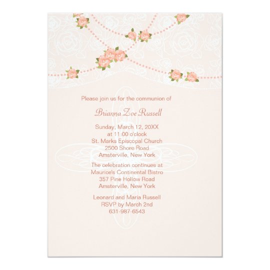 Gracious Lace Invitation | Zazzle.com