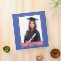 Grad Graduate Graduation Photo Album Personalize 3 Ring Binder | Zazzle