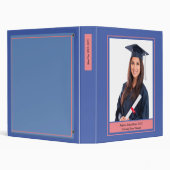Grad Graduate Graduation Photo Album Personalize 3 Ring Binder | Zazzle