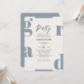 Grad Modern Purple & Beige Graduation Party Invita Invitation | Zazzle