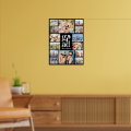 Grad Multiple Photo Collage Memories Poster | Zazzle