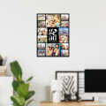 Grad Multiple Photo Collage Memories Poster | Zazzle