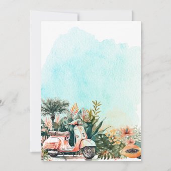 Grad on Board Tropical Surf Graduation Party Invitation | Zazzle