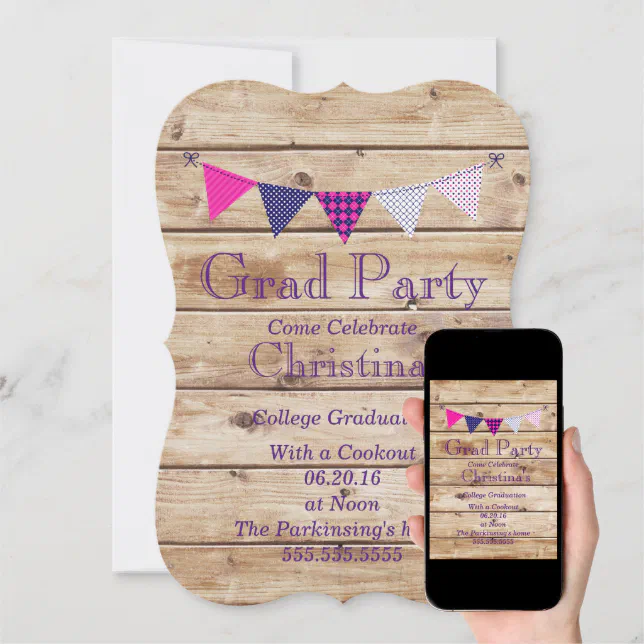 Grad Party Invitations | Zazzle