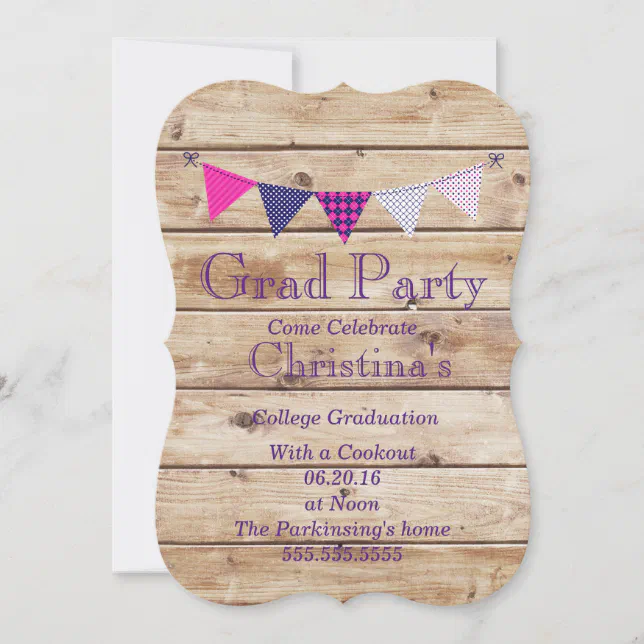 Grad Party Invitations | Zazzle