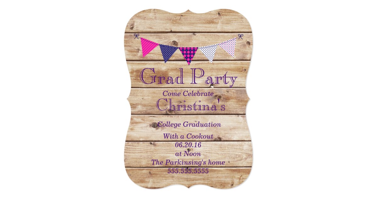 Grad Party Invitations | Zazzle.com