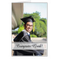Grad Photo Congratulations Graduation 2020 Card | Zazzle