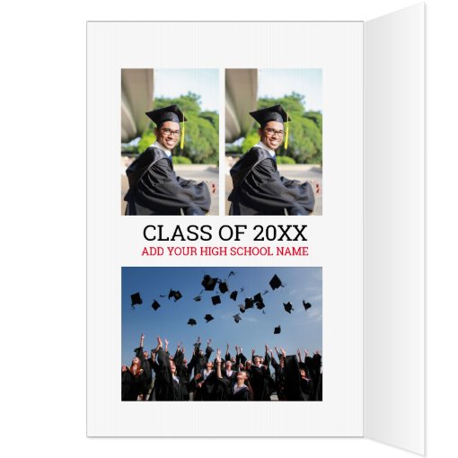 Grad Photo Congratulations Graduation 2020 Card | Zazzle