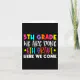 Grade Graduation 6th Grade Here We Come Card | Zazzle