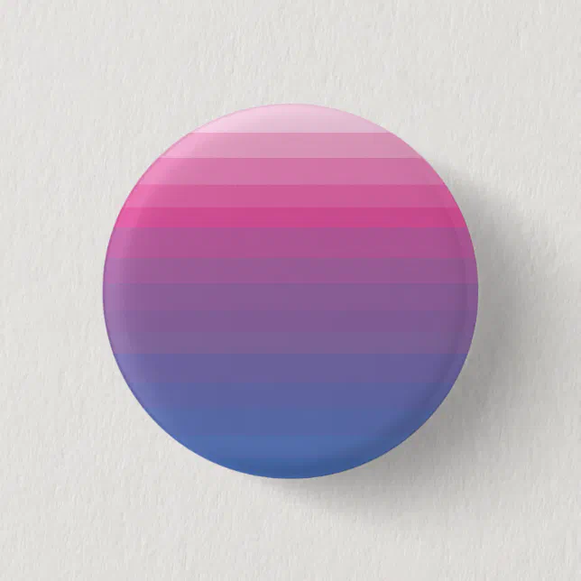 Gradient Bi Pride Flag Button | Zazzle