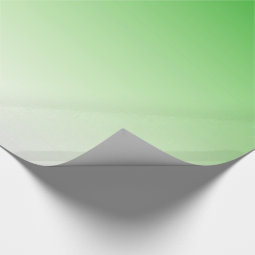 Gradient Dark Green to Light Green wrapping paper | Zazzle