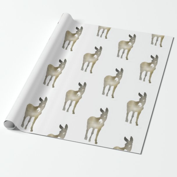 Gradient Donkey Fabric | Zazzle