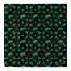 Gradient Green Irish Shamrock Pattern on Black Bandana | Zazzle
