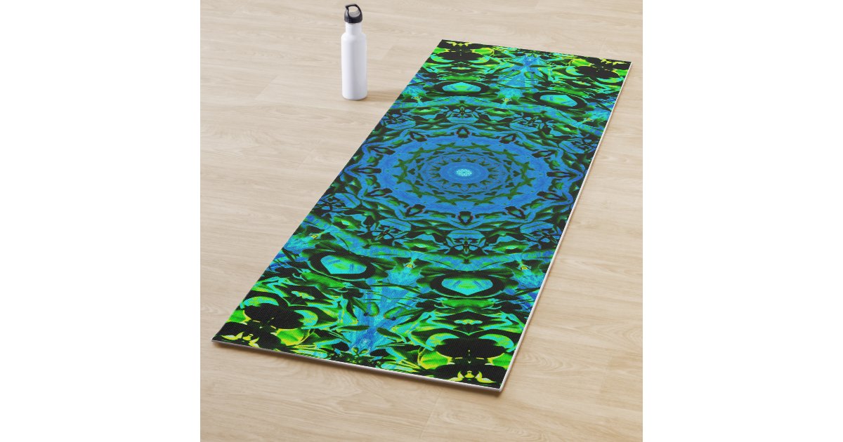 Gradient Mandala Yoga Mat | Zazzle