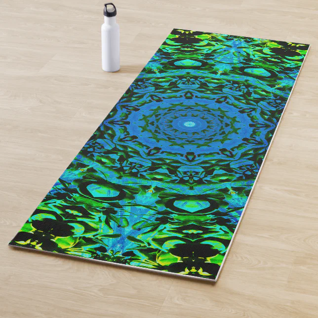 Gradient Mandala Yoga Mat | Zazzle