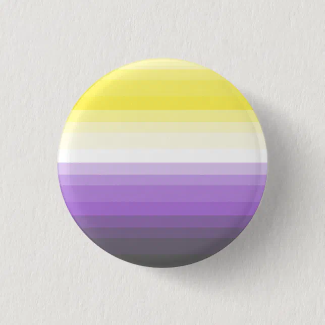 Gradient Nonbinary Pride Flag Button | Zazzle