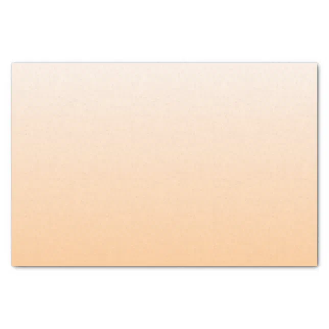 Gradient Peach Tissue Paper | Zazzle