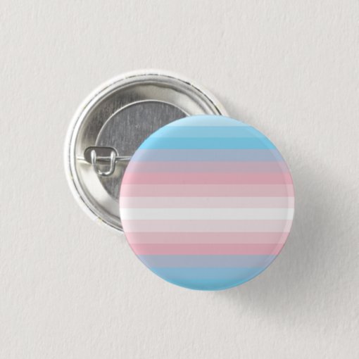 Gradient Trans Pride Flag Button | Zazzle