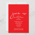 Graduate 3 Photo Red Graduation Invitation | Zazzle