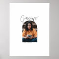 Graduate Arched Photo Graduation Signature Poster | Zazzle