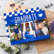 Graduate Blue 3 Photo Graduation | Zazzle