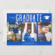 Graduate Blue 3 Photo Graduation | Zazzle