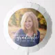 Graduate Calligraphy Class of 2021 Photo Balloon | Zazzle