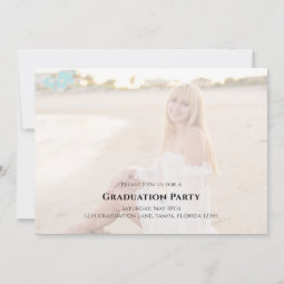 Graduate Calligraphy Script Gold Simple Four Photo Invitation | Zazzle
