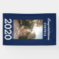 Graduate Class of 2020 | Navy Blue Photo Yard Sign | Zazzle