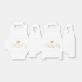 Graduate Elegant Gold Script Typography Favor Boxes | Zazzle