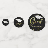 Graduate Grad Typography Graduation Photo Simple Confetti | Zazzle