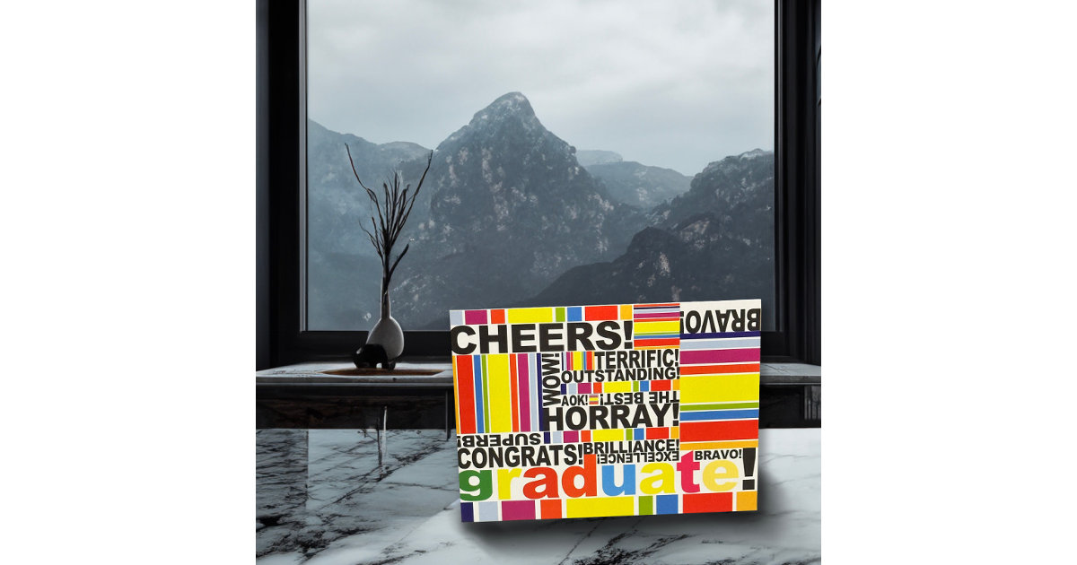 Graduate Graduation Congratulations Grad card | Zazzle