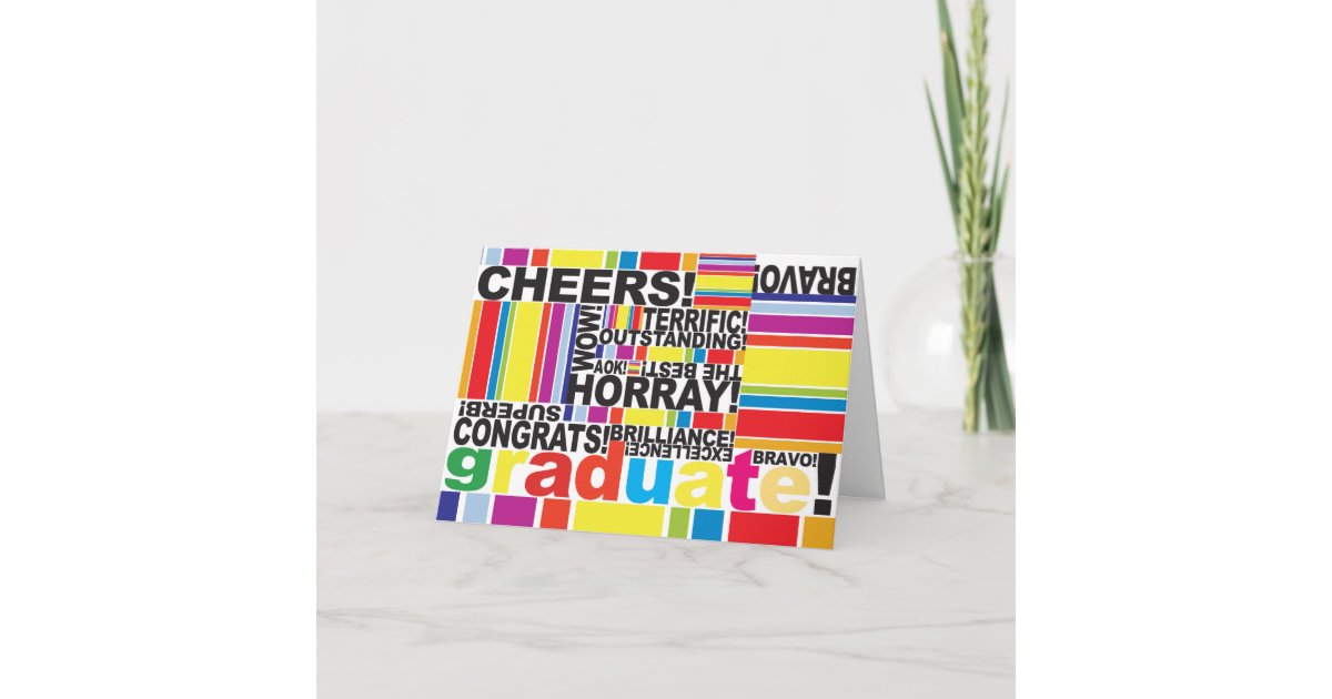 Graduate Graduation Congratulations Grad card | Zazzle