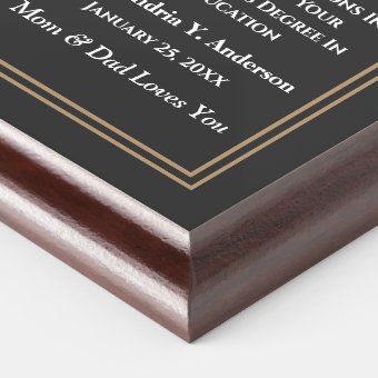 Graduate Graduation Photo School Award Plaque | Zazzle