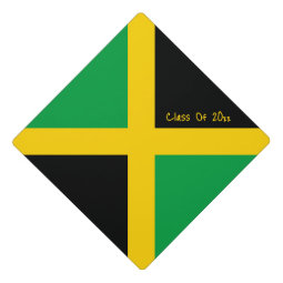 Graduate Jamaica, Student hats, Jamaica Flag Graduation Cap Topper | Zazzle