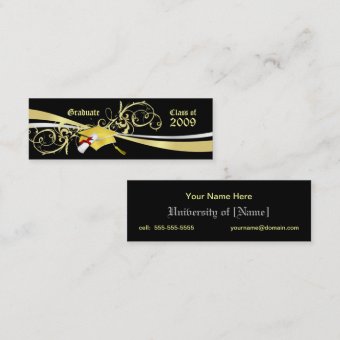 Graduate Name Cards | Zazzle