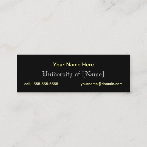 Graduate Name Cards | Zazzle