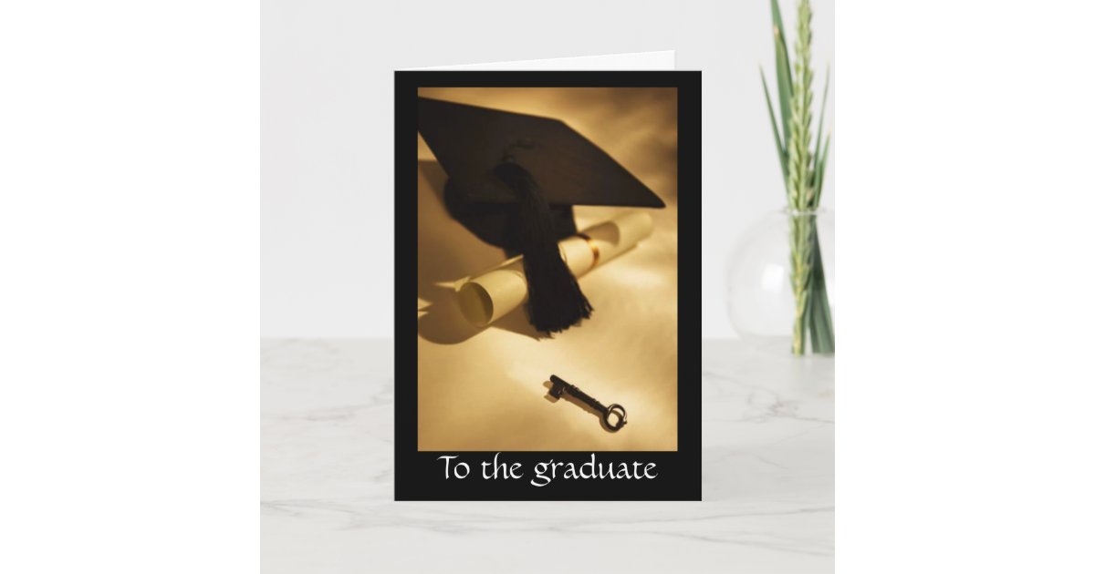 Graduate - Open Door Card | Zazzle