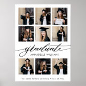 Graduate Photo Collage Keepsake Poster | Zazzle