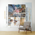 Graduate Photo Collage Modern Graduation Backdrop | Zazzle