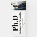 Graduate Photo PhD Graduation Banner | Zazzle
