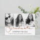 Graduate photo rose gold postcard | Zazzle