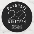 Graduate Photos Class of 2019 | Black and White Confetti | Zazzle