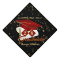 Graduate Red & Gold 20XX Graduation Cap Topper | Zazzle