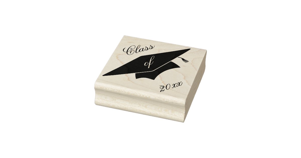 Graduate Rubber Stamp | Zazzle