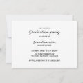 Graduate Script Three Photos Graduation Party Invi Invitation | Zazzle