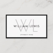 Graduate Student Modern Minimalist QR Code Business Card | Zazzle