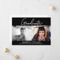 Graduate Then and Now high school Grad photo Announcement | Zazzle