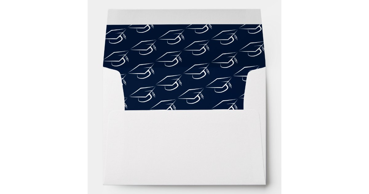 Graduation 2024 Graduate Cap Pattern Envelope | Zazzle